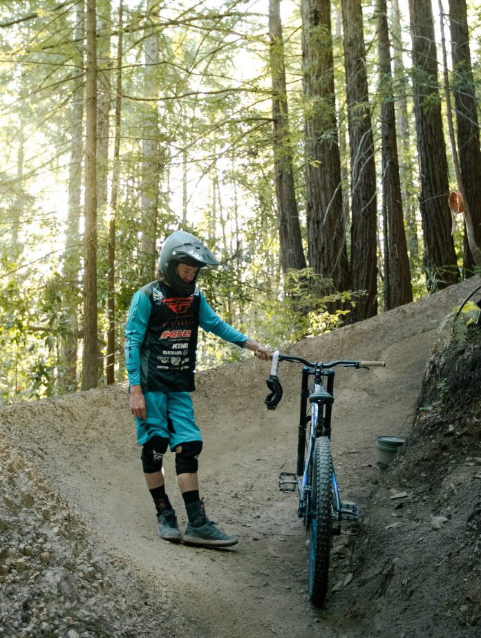 Luke Whitlock showcasing his skills in Santa Cruz, Ca. - KHS Pro MTB