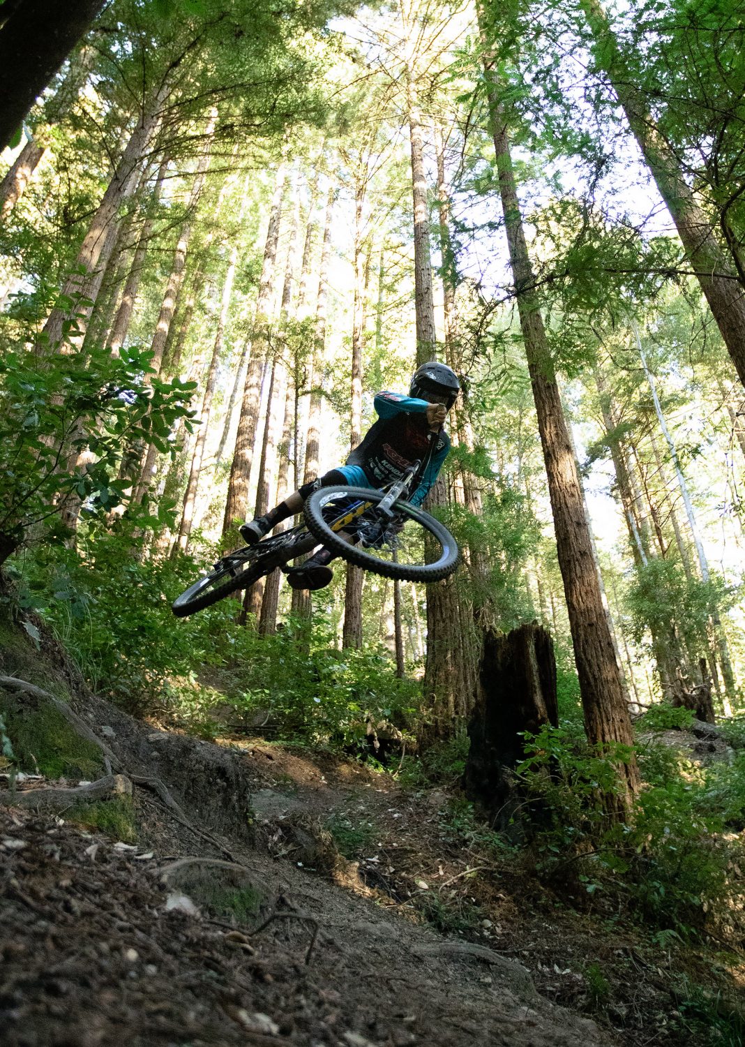 Luke Whitlock showcasing his skills in Santa Cruz, Ca. - KHS Pro MTB